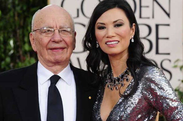 Murdoch se divorcia de la bella Wendi, 38 años menor que el magnate de ...