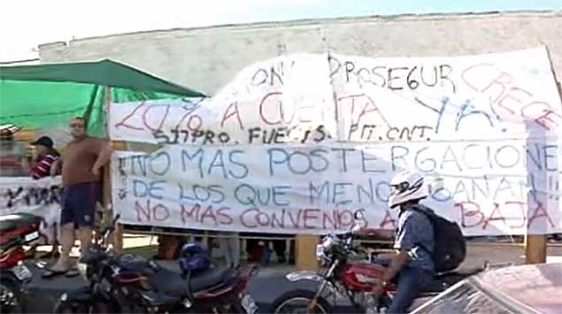 Justicia ordenó levantar piquete de los trabajadores de Prosegur ...