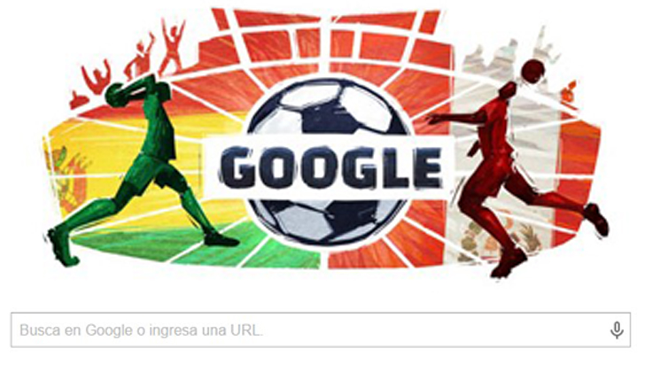 Doodle de Google festeja el partido entre Perú y Bolivia por los ...