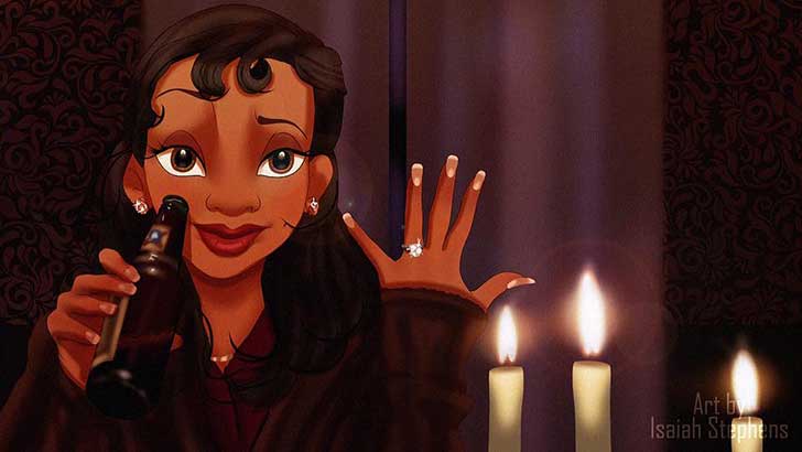 Artista recrea las mejores escenas de "The Notebook" con las princesas ...