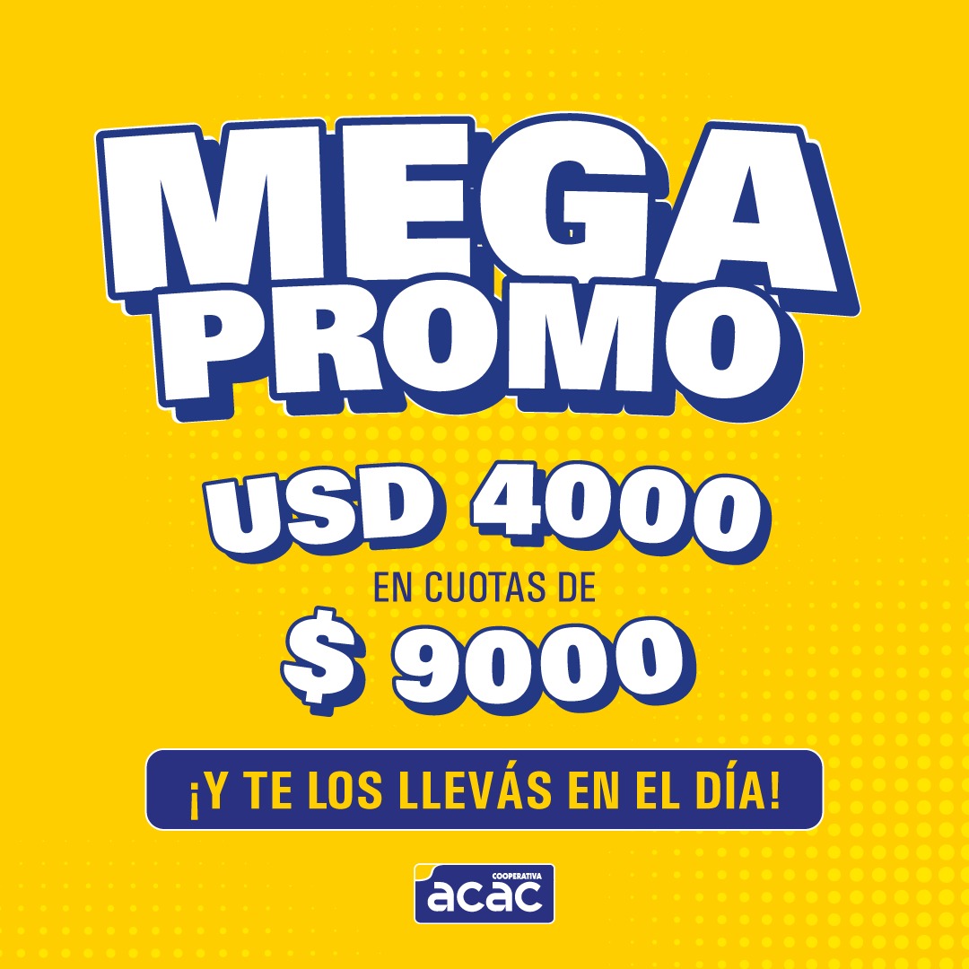 Descubrí la Mega Promo de ACAC: El préstamo en dólares con beneficios ...